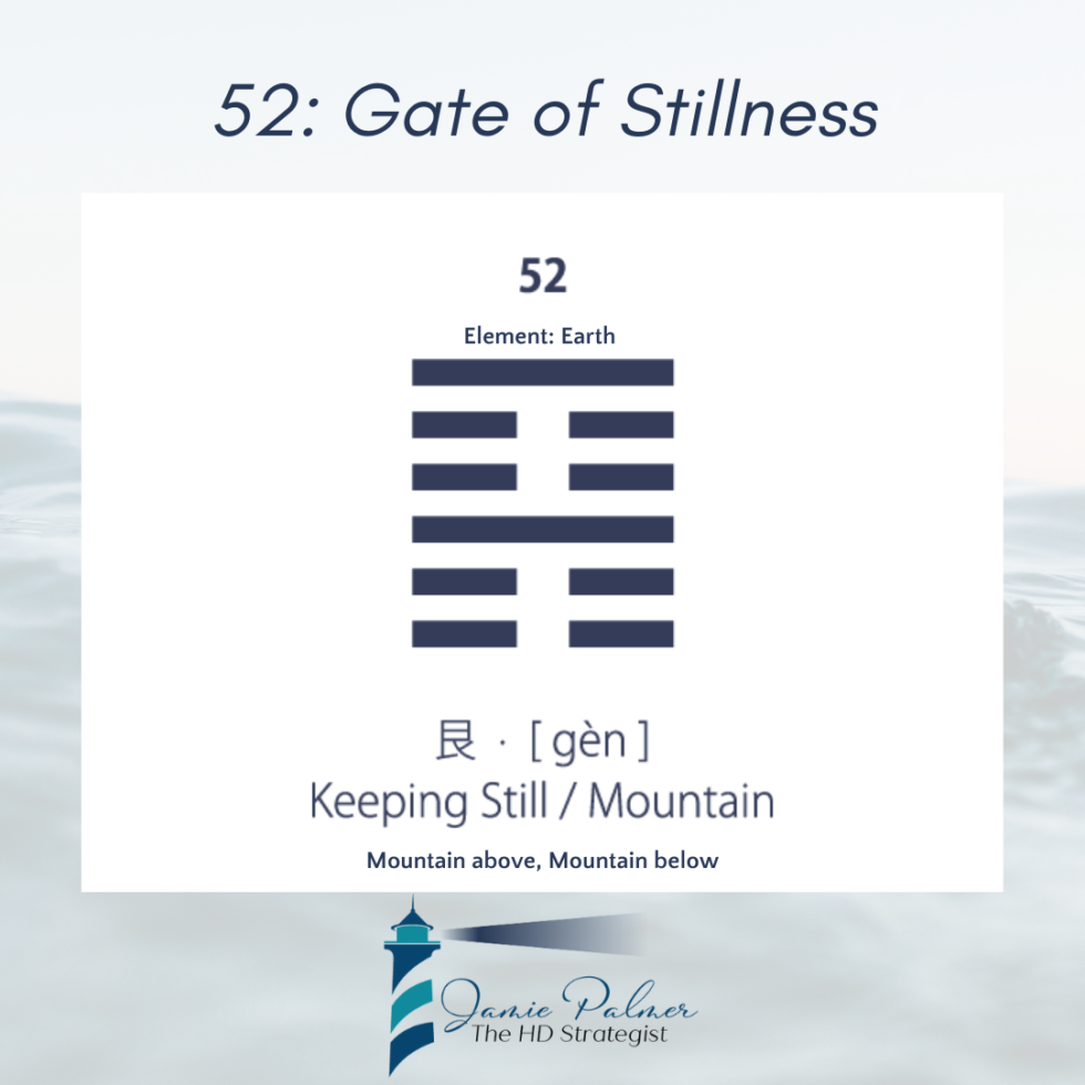 Human Design Transits - Gate 52 - The Gate of Stillness- Standstill ...