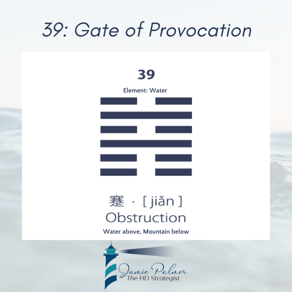 Human Design Transits - Gate 39 - The Gate of Provocation- Obstruction ...