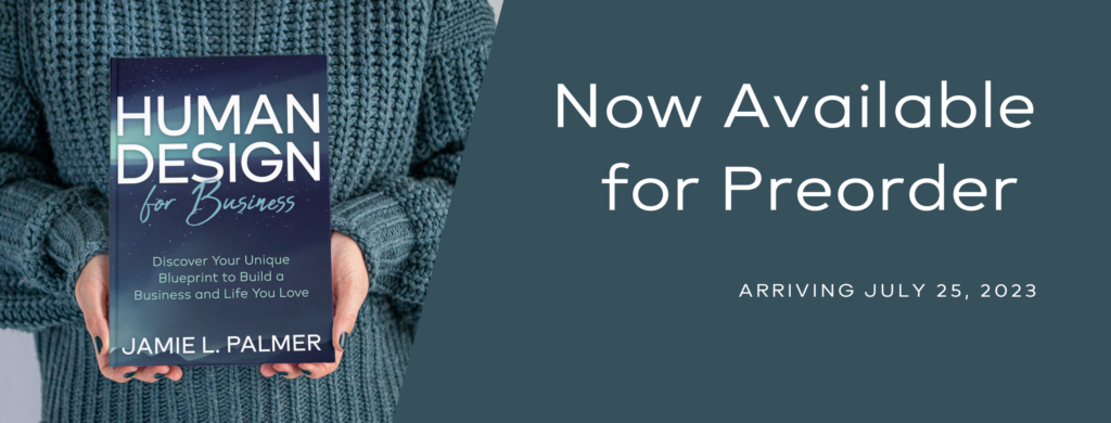 Human Design For Business Book - Jamie Palmer Human Design For Business